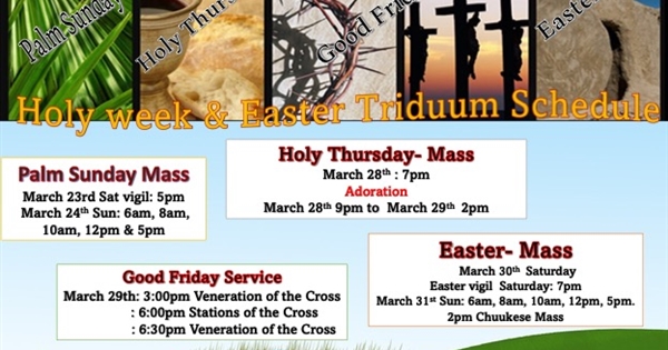 Holy Week Schedule-2024 > St. Elizabeth Parish